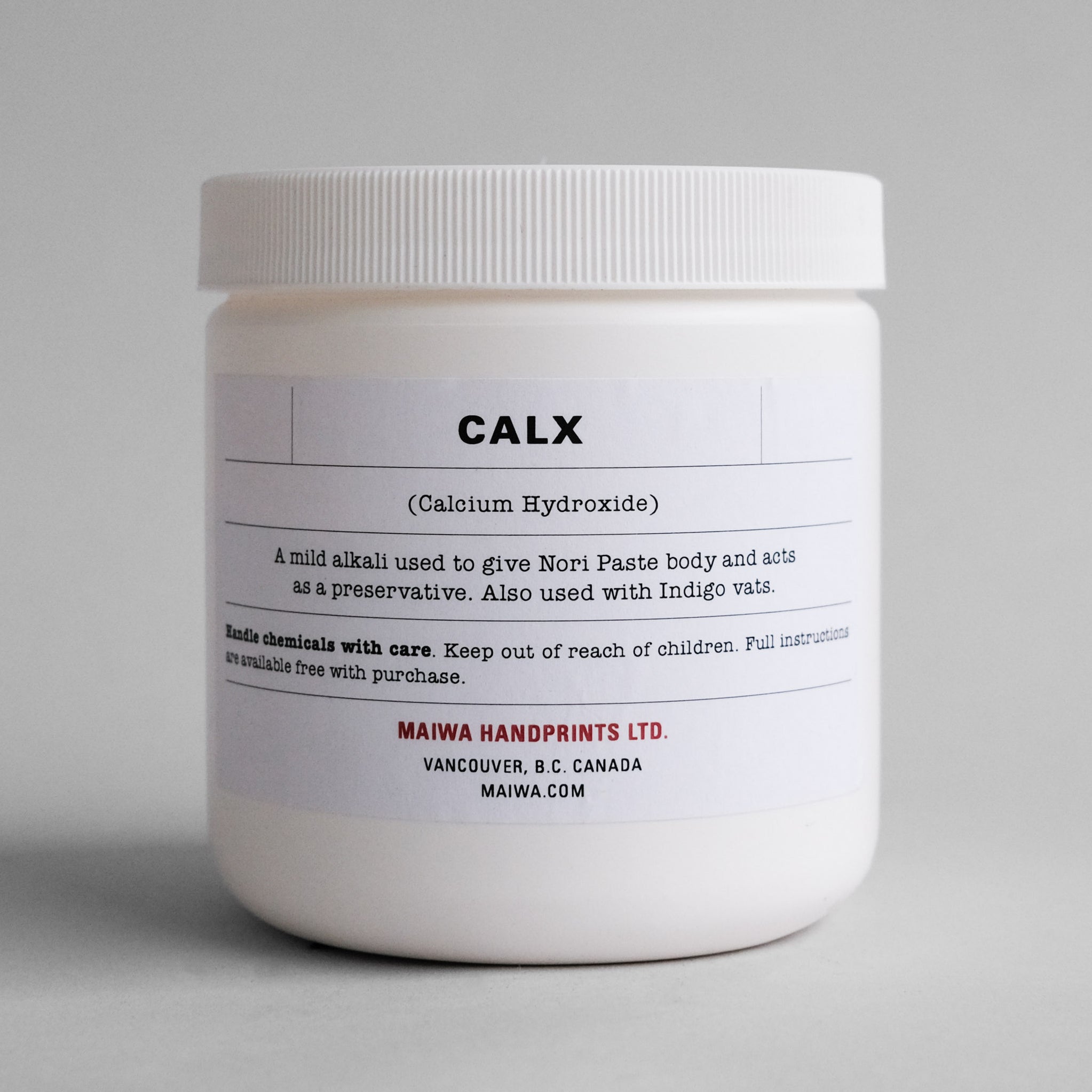Calcium Hydroxide (Calx)– MAIWA