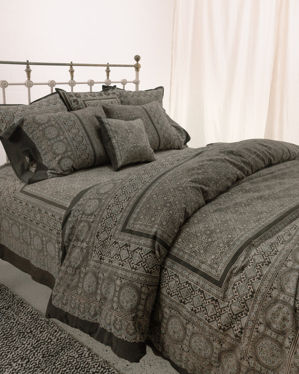 Organic Cotton Sheet - Ajrakh Ancient Times– MAIWA