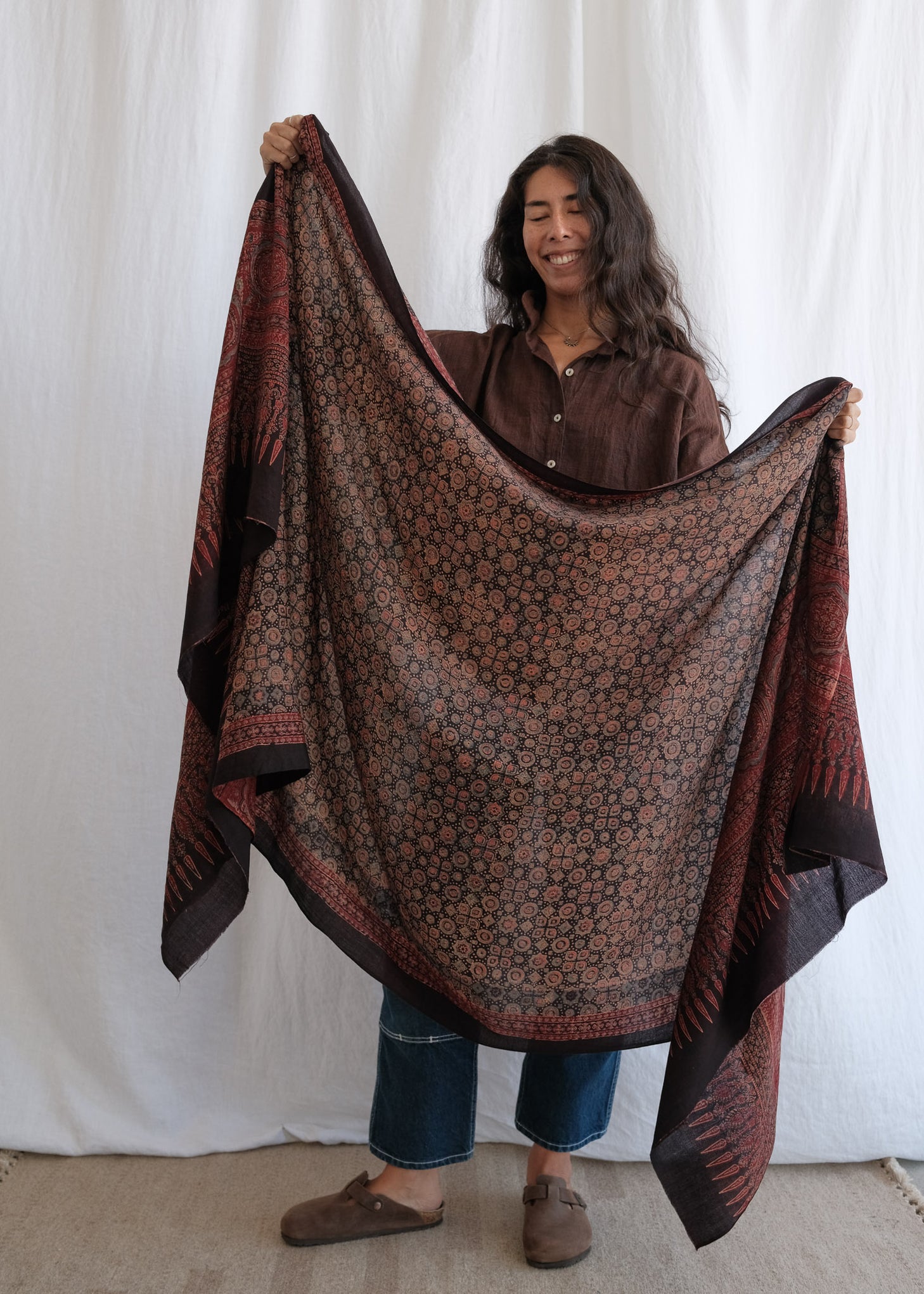 Block Printed Shawls from Maiwa– MAIWA