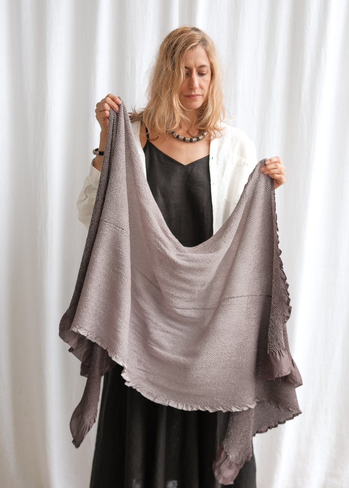Shibori & Bandhani Shawls and Scarves– MAIWA