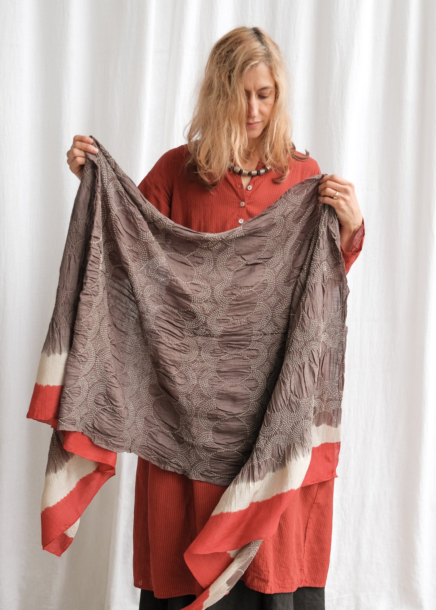 Shibori & Bandhani Scarves & Shawls– MAIWA