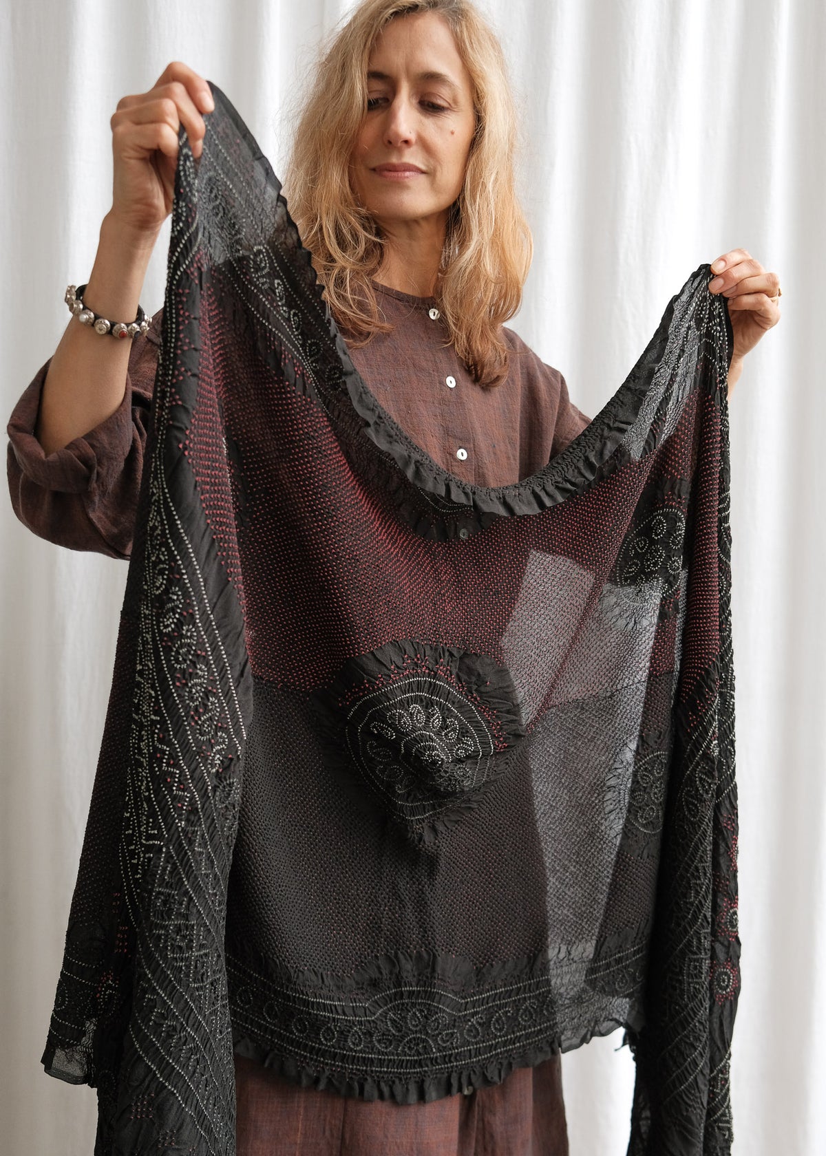 Shibori & Bandhani Shawls and Scarves– MAIWA