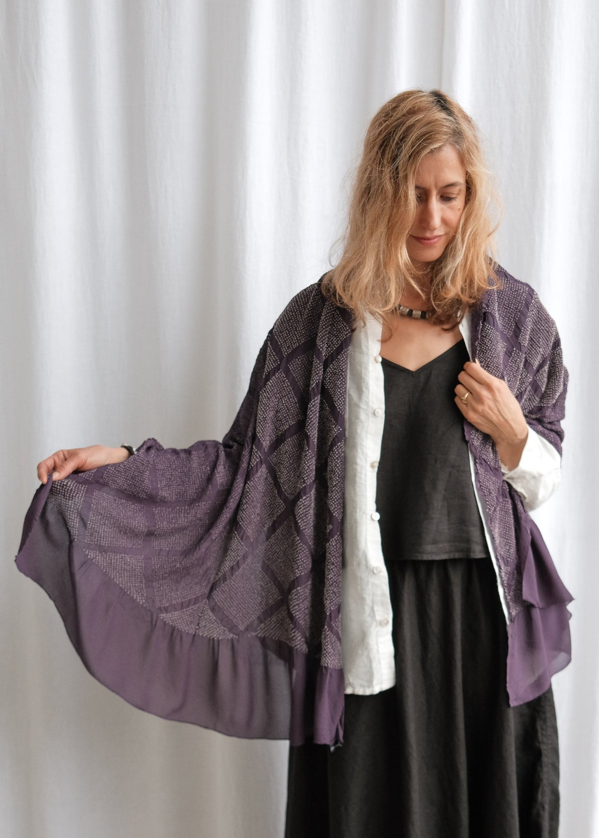 Shibori & Bandhani Shawls and Scarves– MAIWA