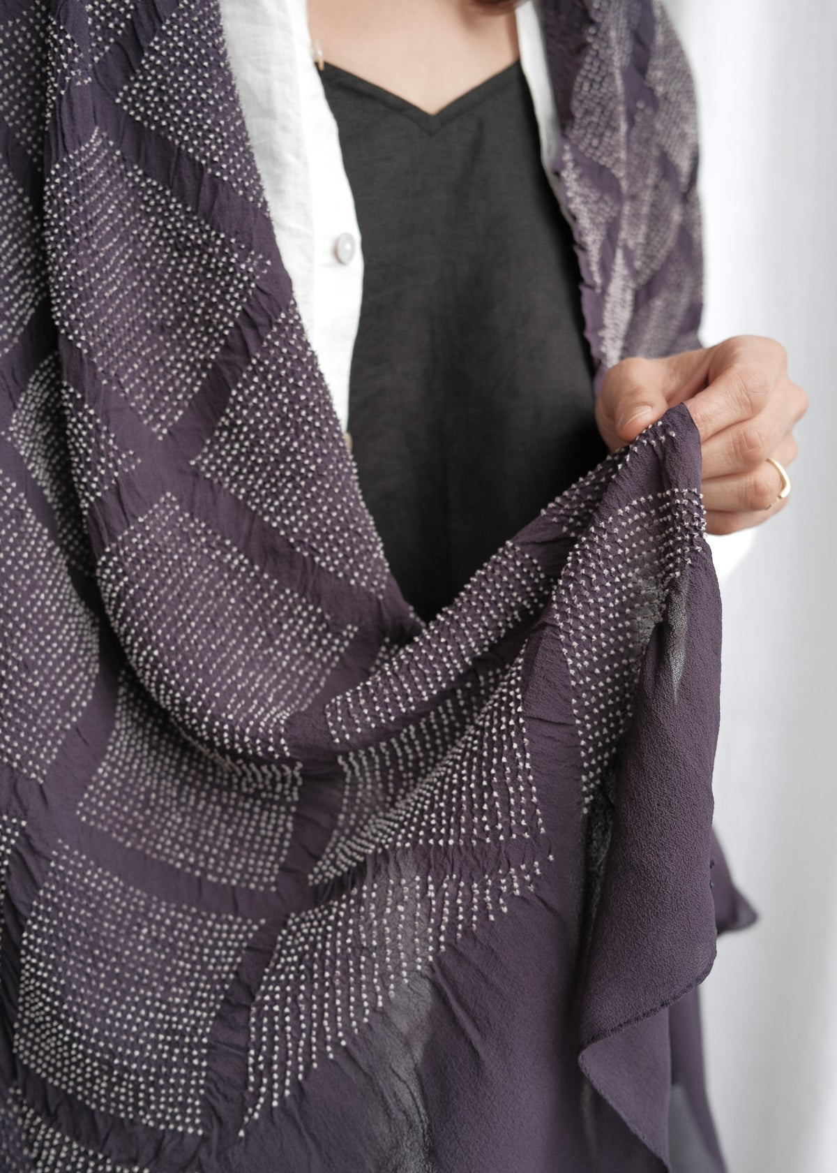 Shibori & Bandhani Shawls and Scarves– MAIWA
