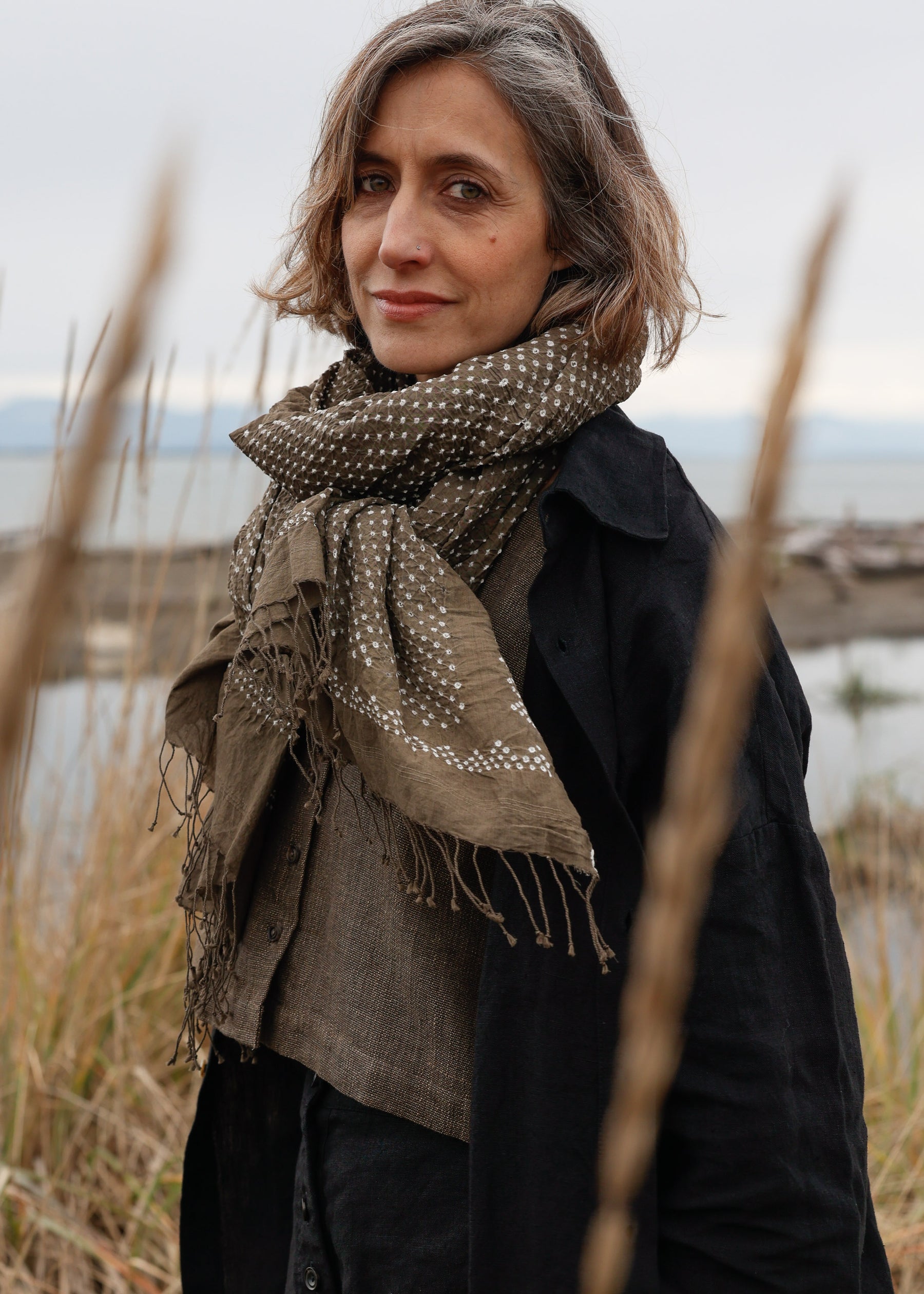 Shibori & Bandhani Scarves & Shawls– MAIWA