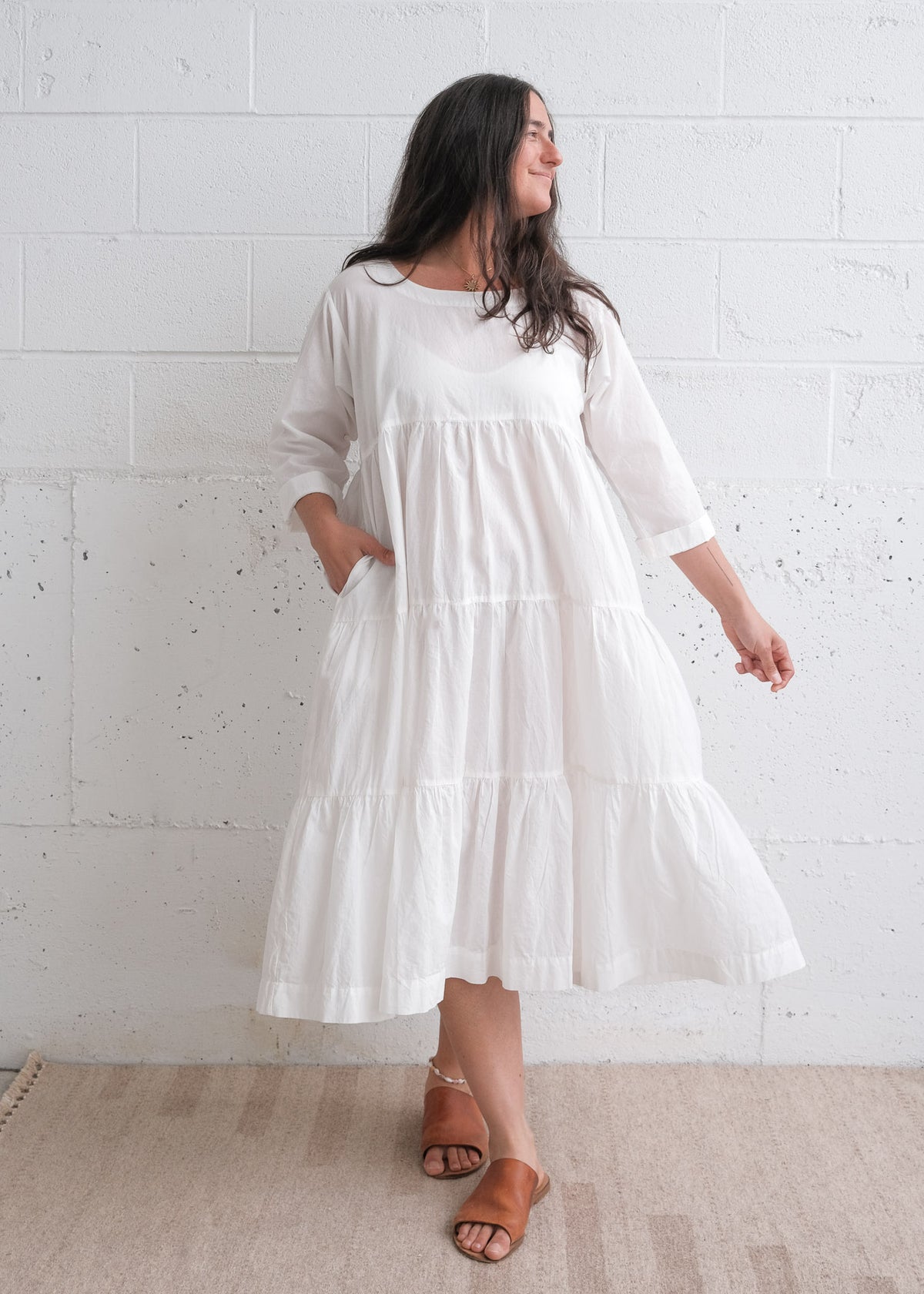 Dyeable - Calico Dress - Lightweight Organic Cotton– MAIWA