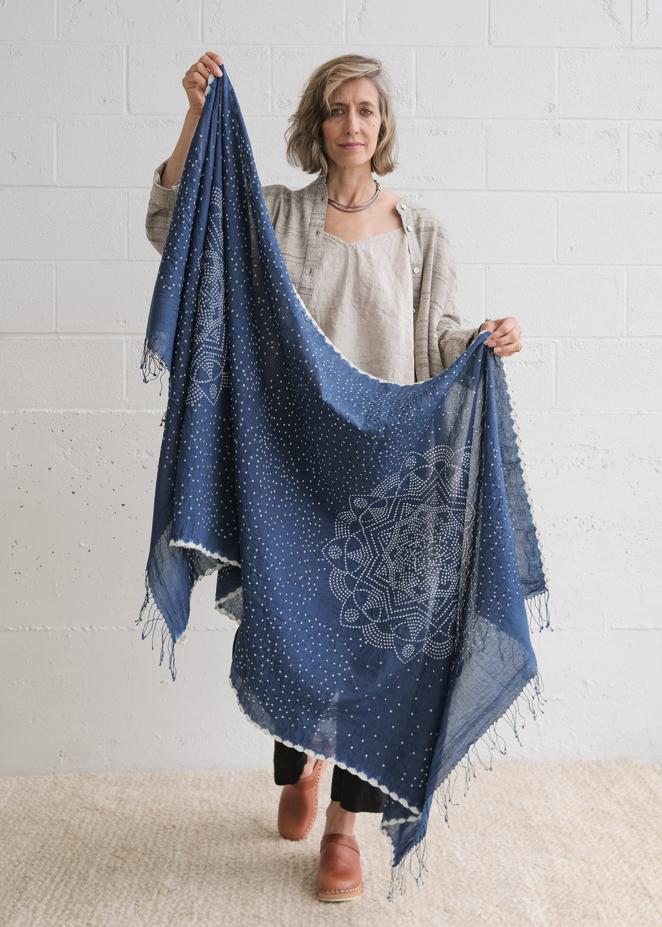 Shibori & Bandhani Scarves & Shawls– MAIWA