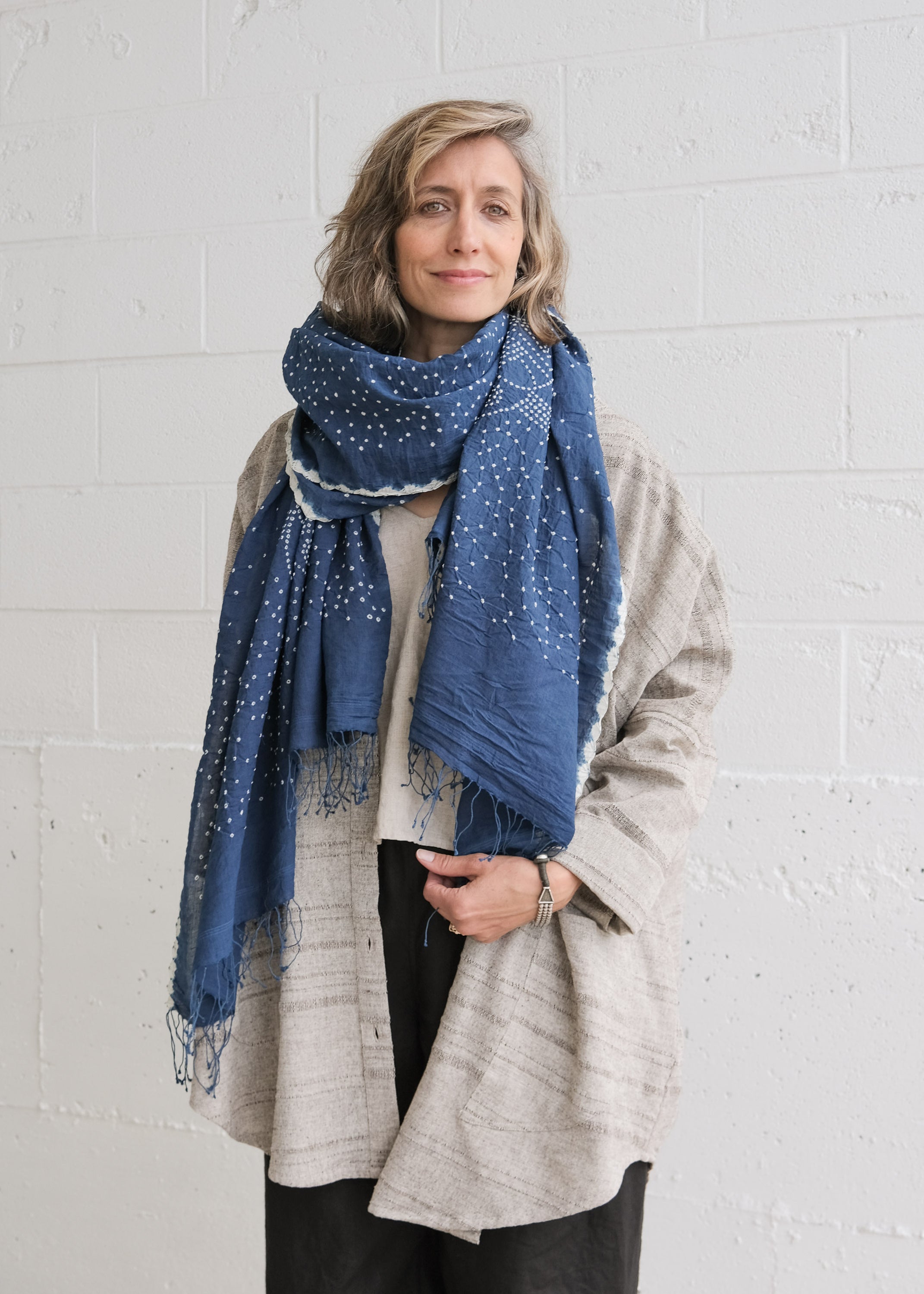 Shibori & Bandhani Scarves & Shawls– MAIWA