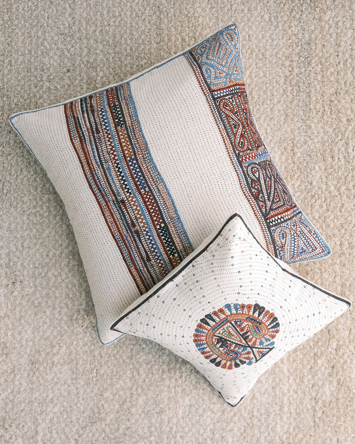 Kachchh Embroidery - 24" Cushion Cover - Dhebaria Rabari - Village Lif ...