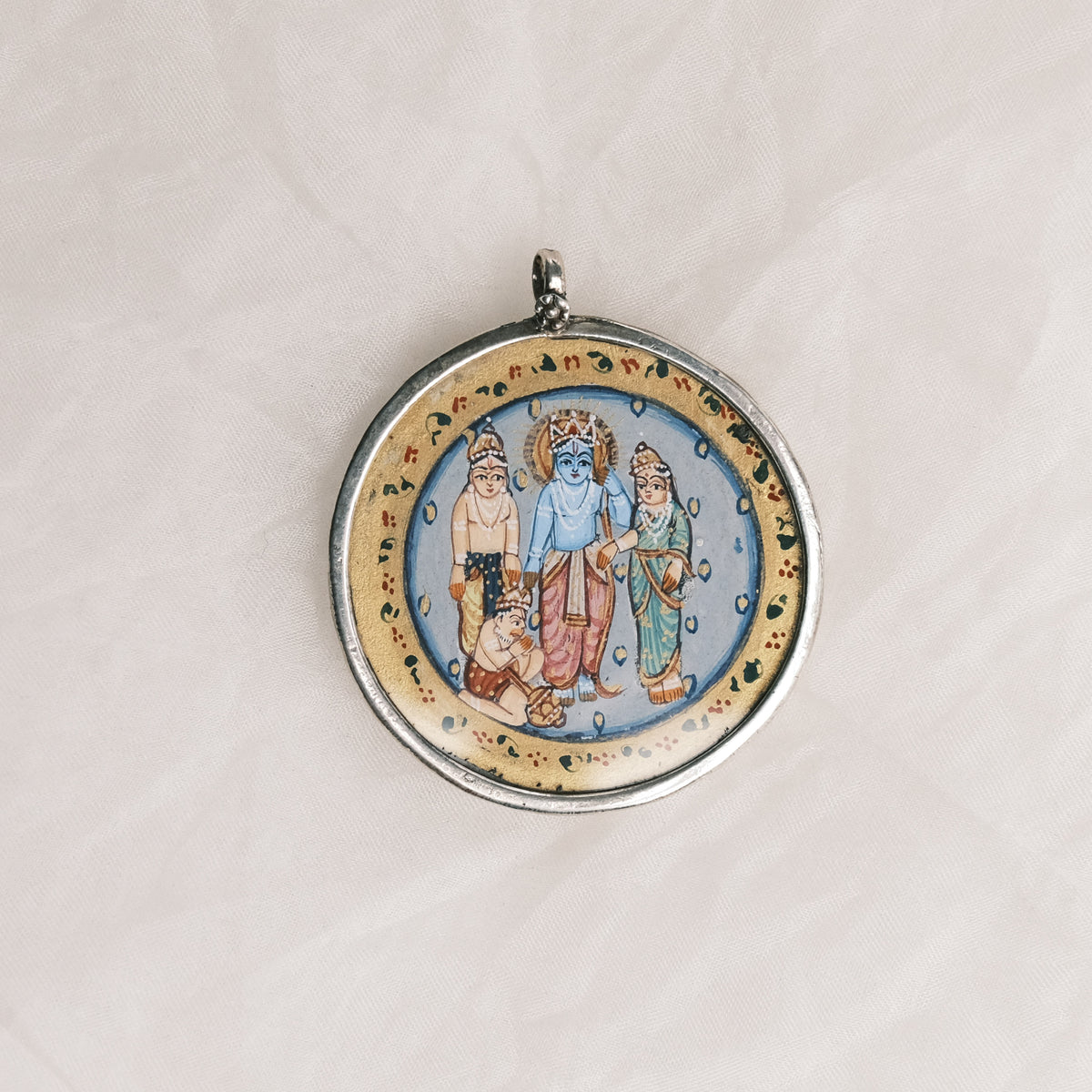 Jewellery - Hand Painted Pendant - Prayer– MAIWA