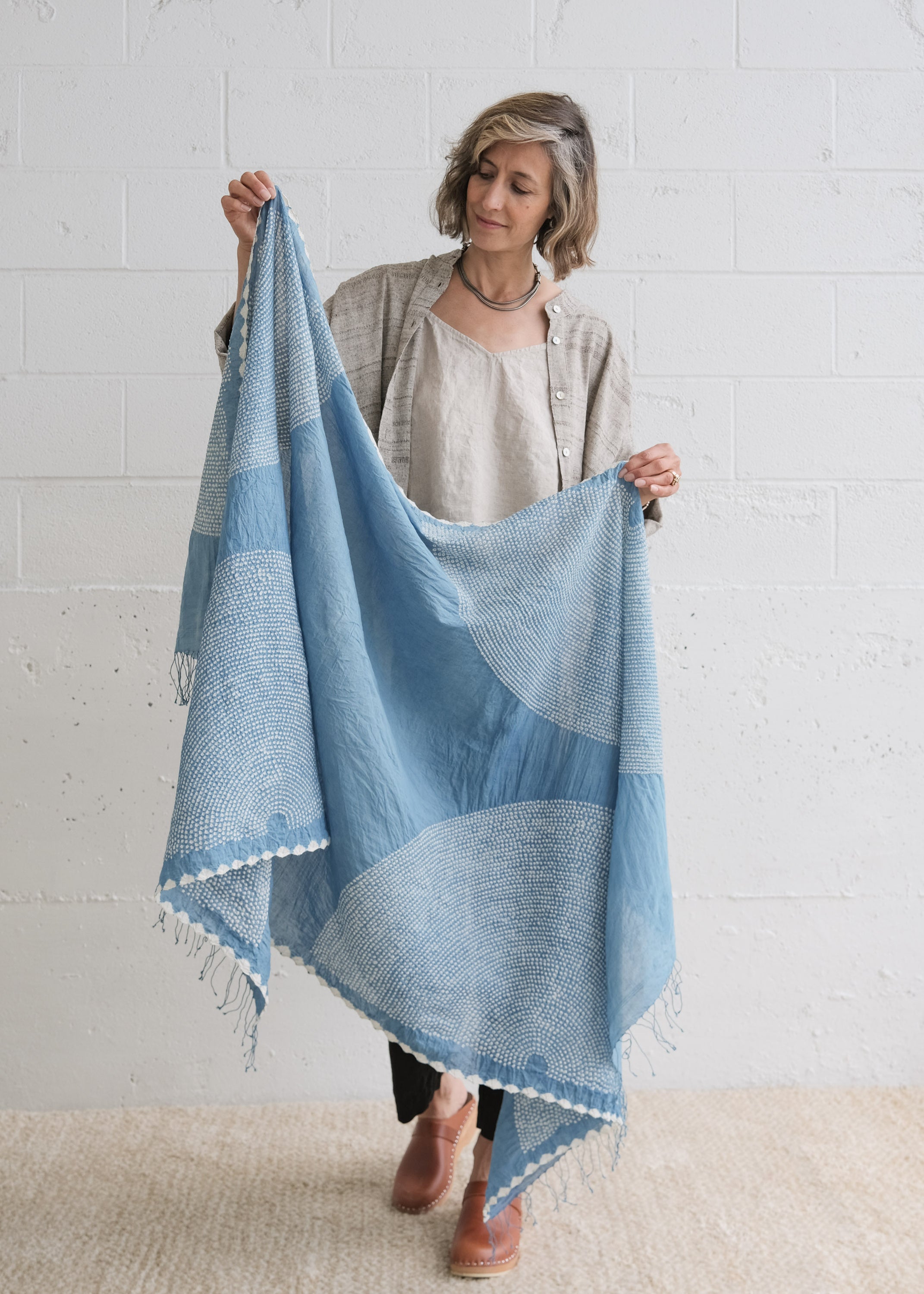 Shibori & Bandhani Scarves & Shawls– MAIWA