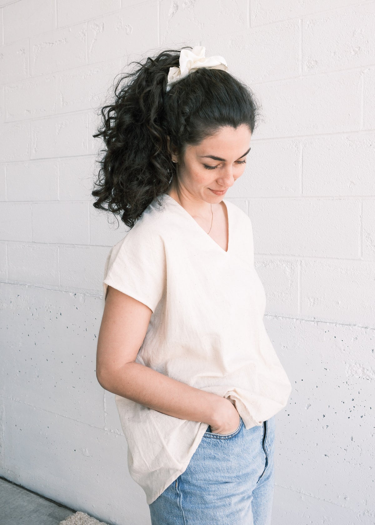 Tabo Top - Handwoven Kala Cotton - Ivory– MAIWA