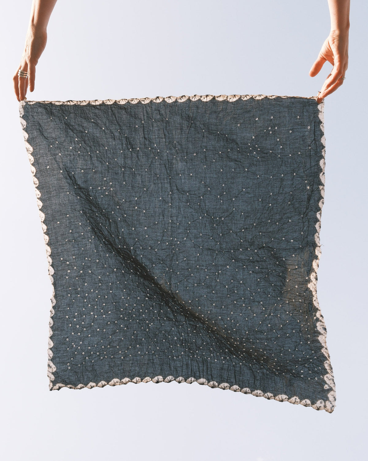 Bandhani Bandana Organic Cotton Star Signs Maiwa