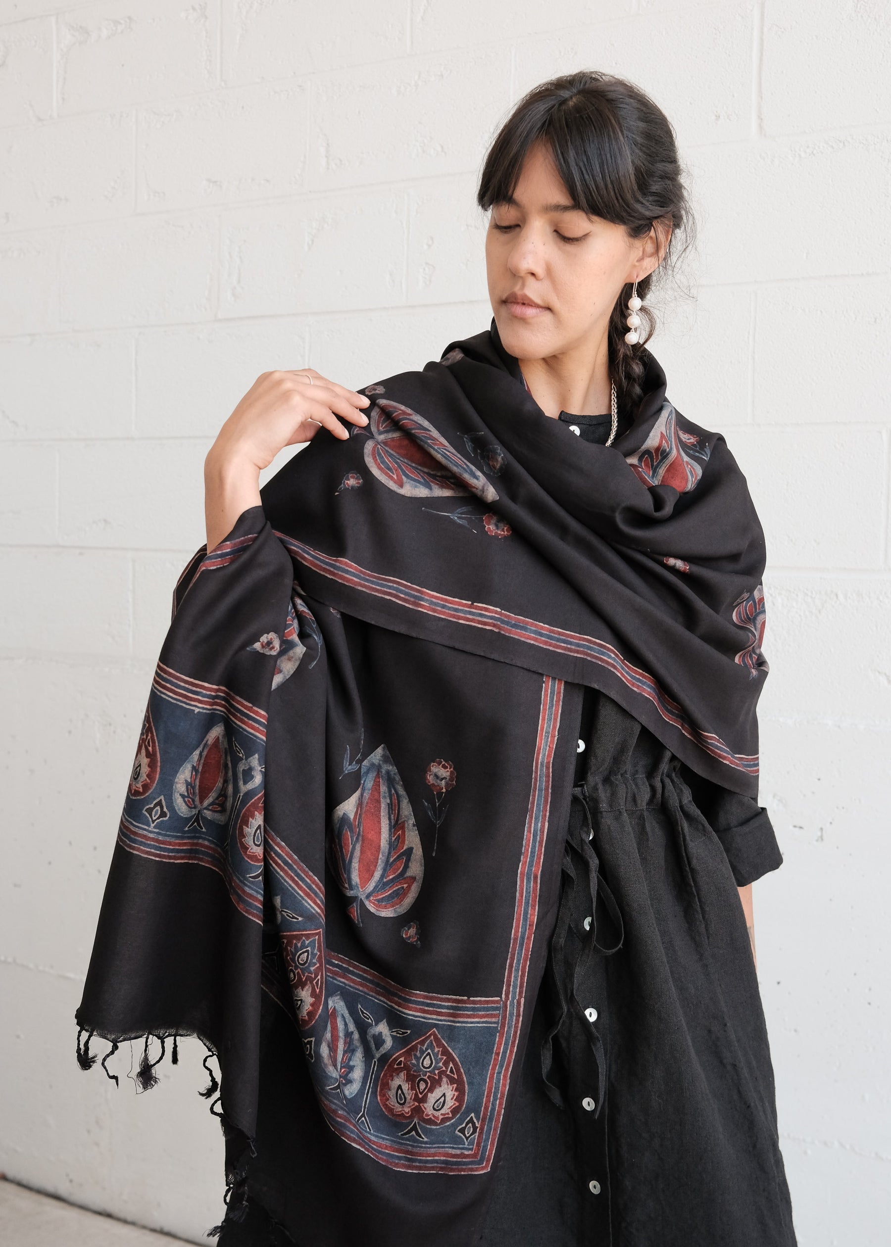 Block Printed Shawls from Maiwa– MAIWA