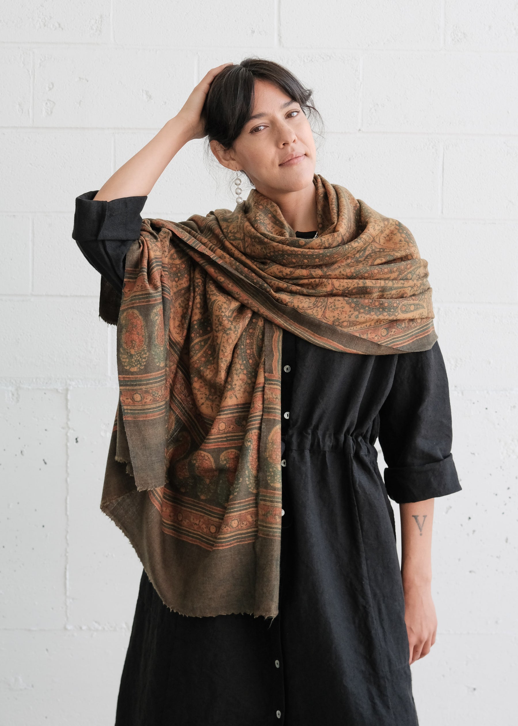 Block Printed Shawls from Maiwa– MAIWA