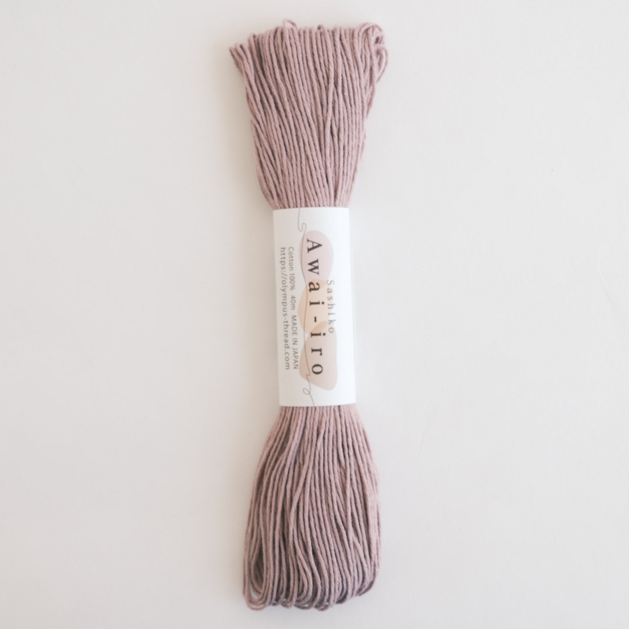 Japanese Sashiko Thread - Dusty Pink 40m– MAIWA