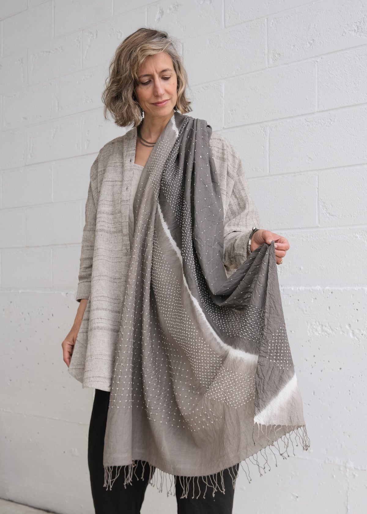 Shibori & Bandhani Scarves & Shawls– MAIWA