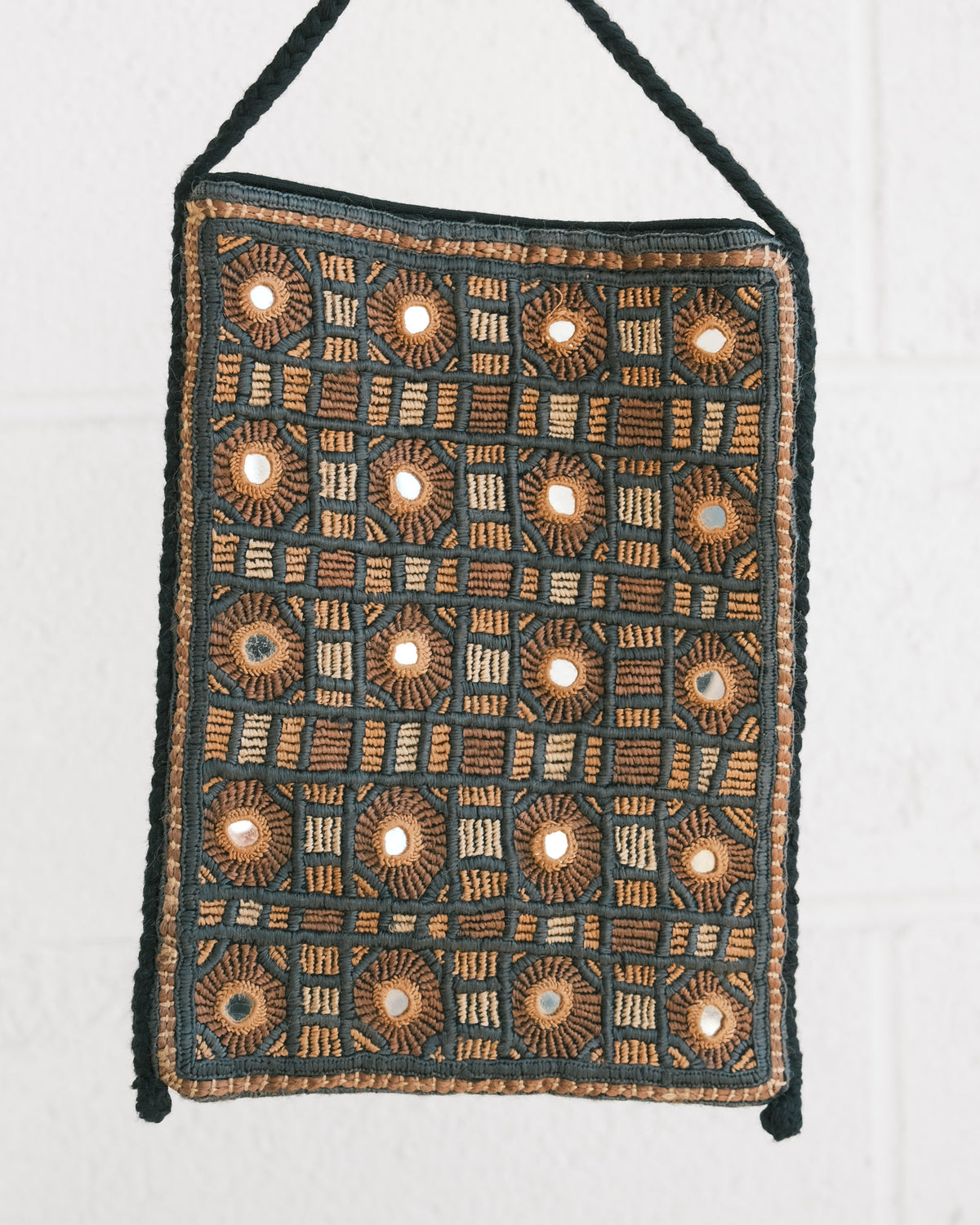 Kachchh Embroidery - Little Shoulder Bag - Dhanetah Jat - Earth Tones ...