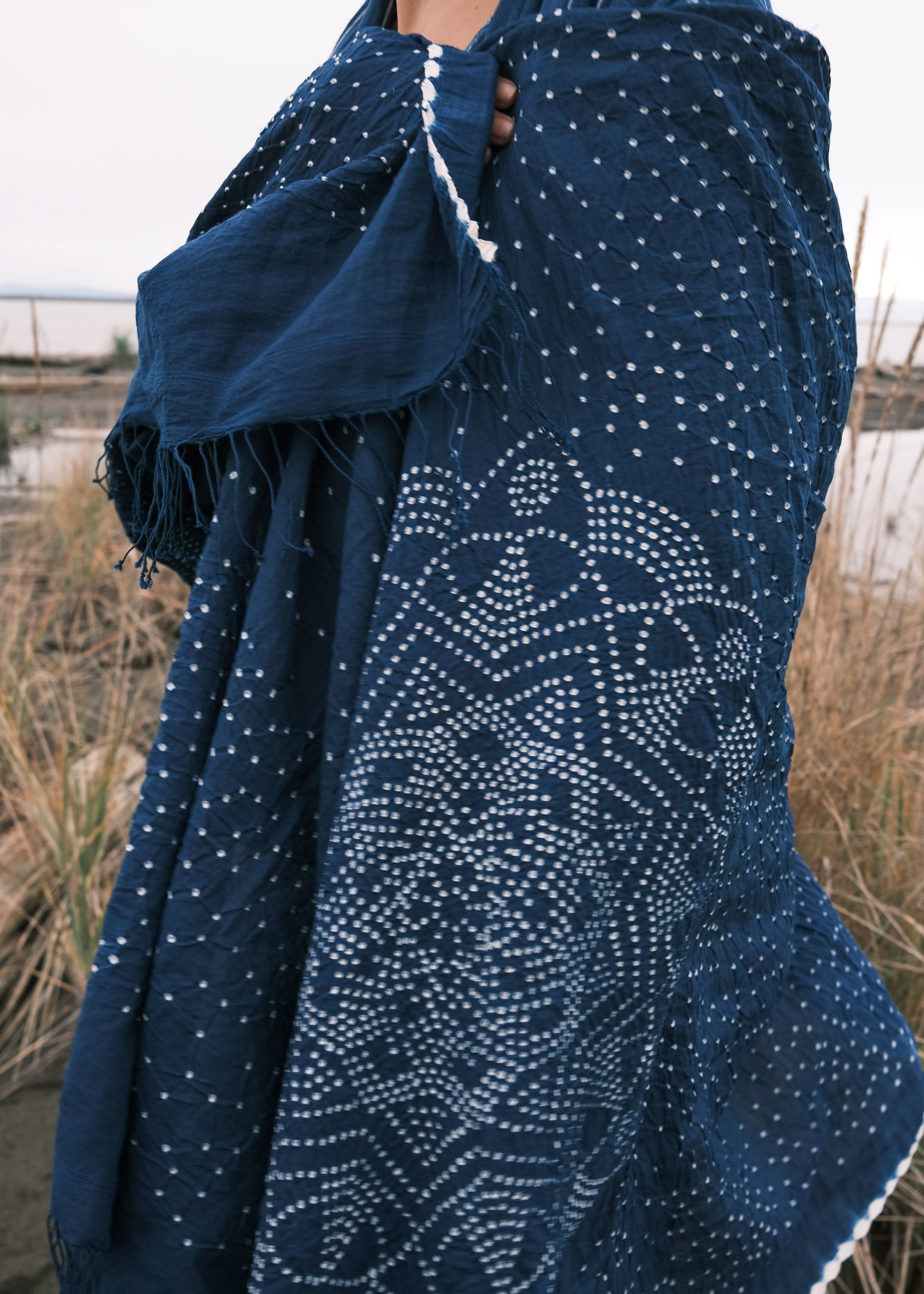 Shibori & Bandhani Scarves & Shawls– MAIWA