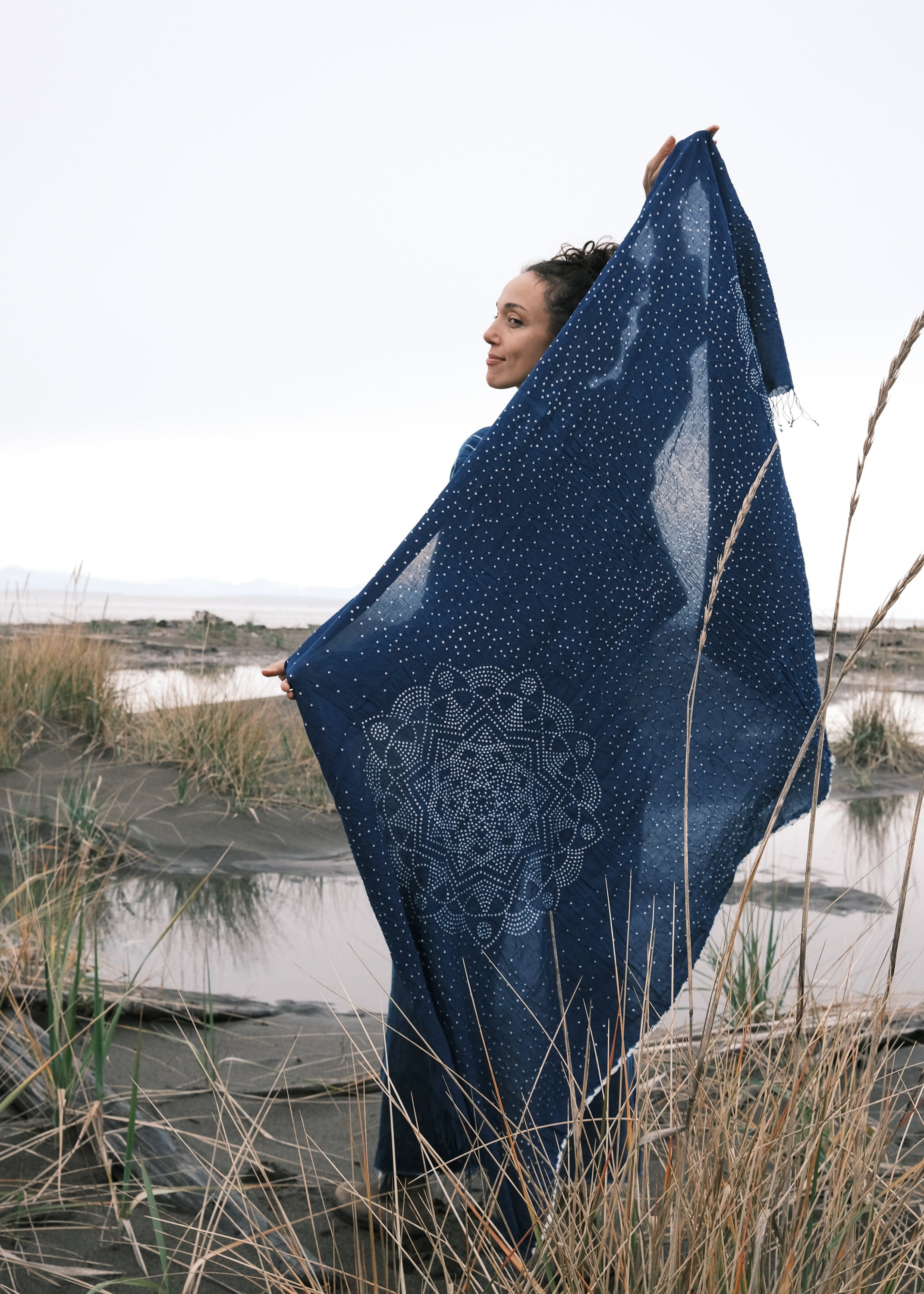 Shibori & Bandhani Scarves & Shawls– MAIWA