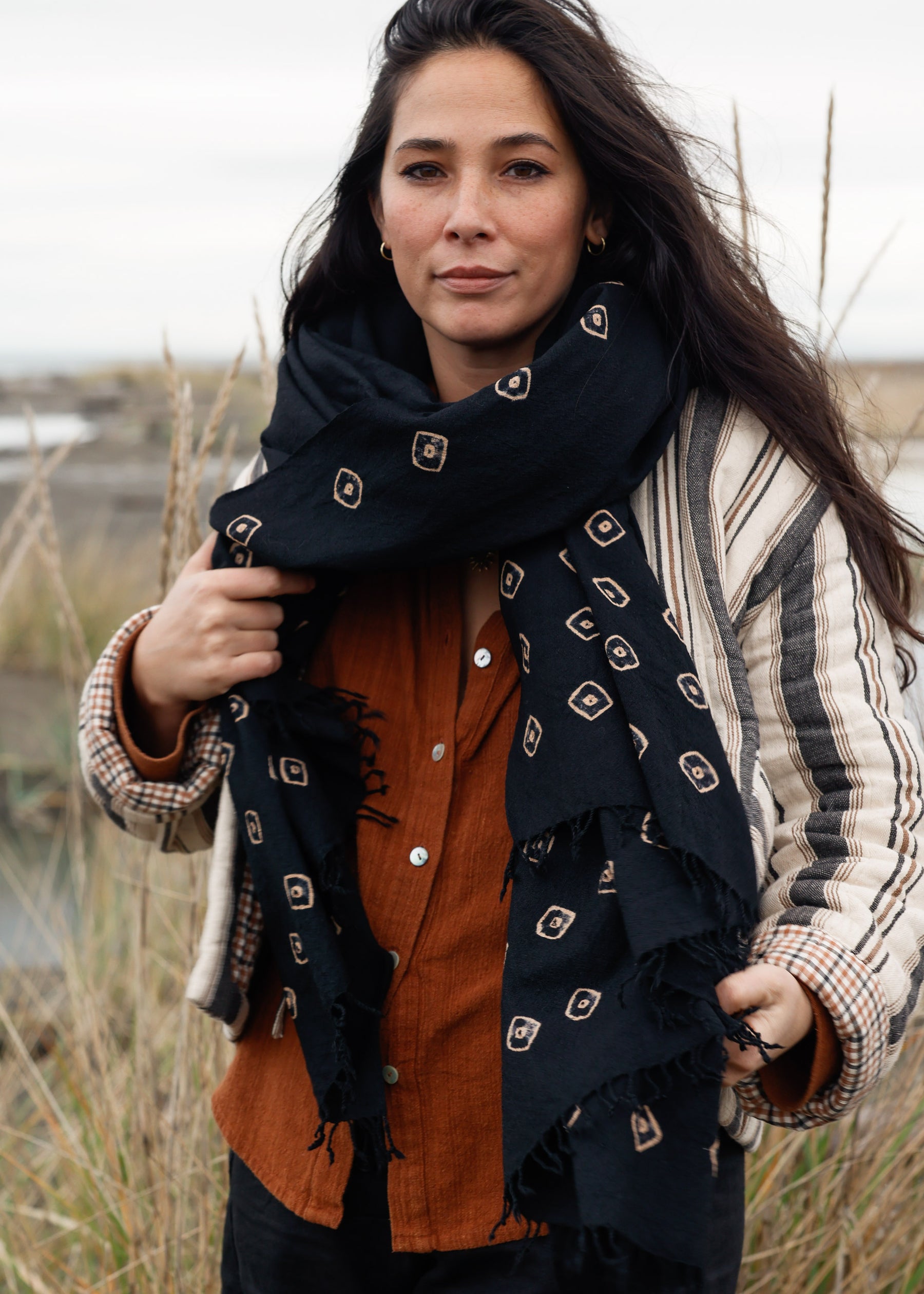 Shibori & Bandhani Scarves & Shawls– MAIWA