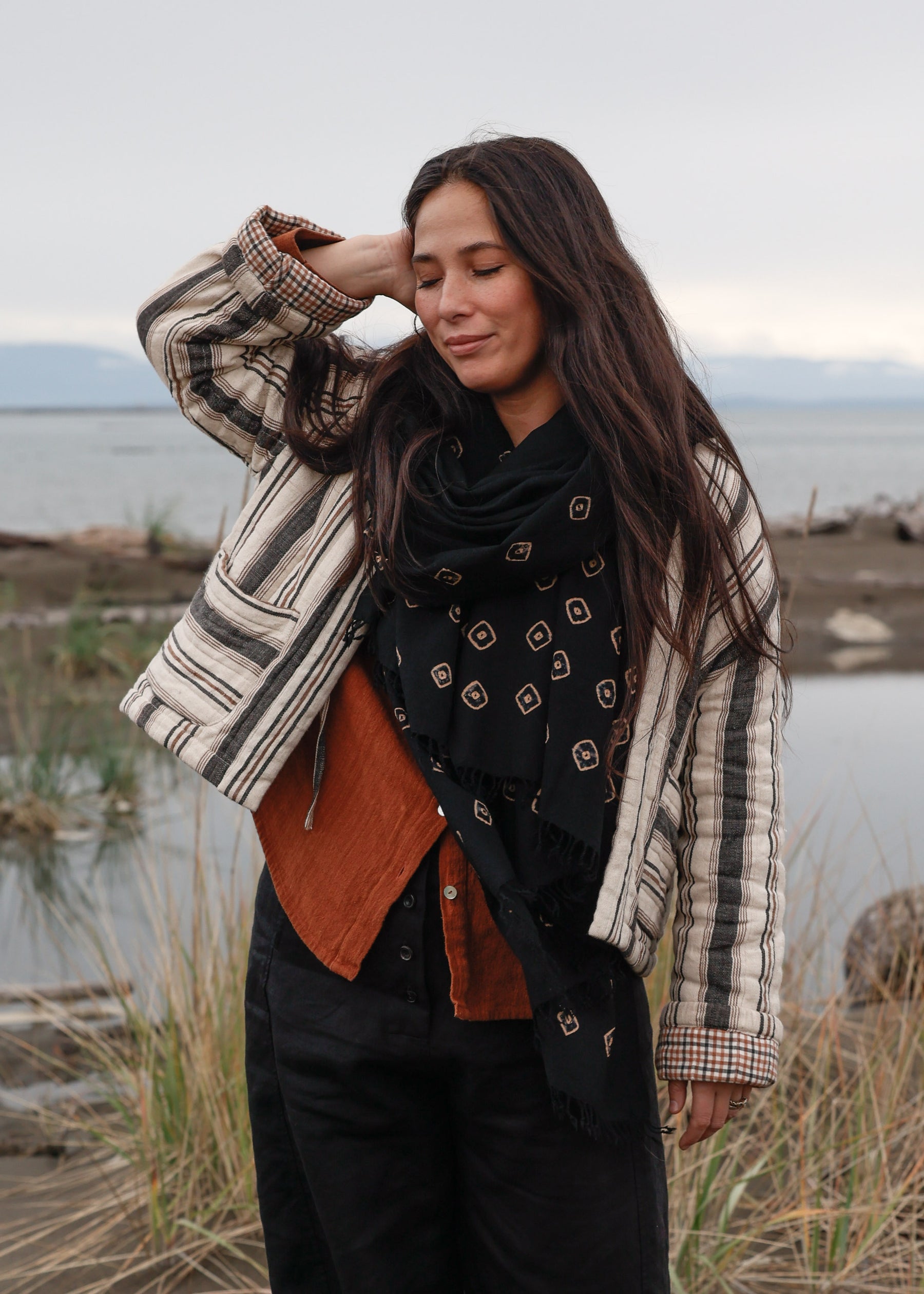 Shibori & Bandhani Scarves & Shawls– MAIWA