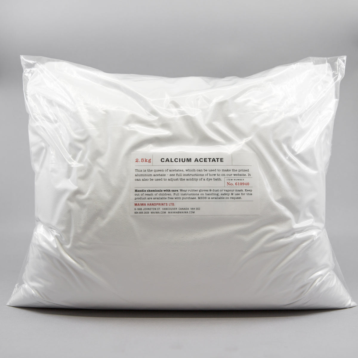 Calcium Acetate– MAIWA