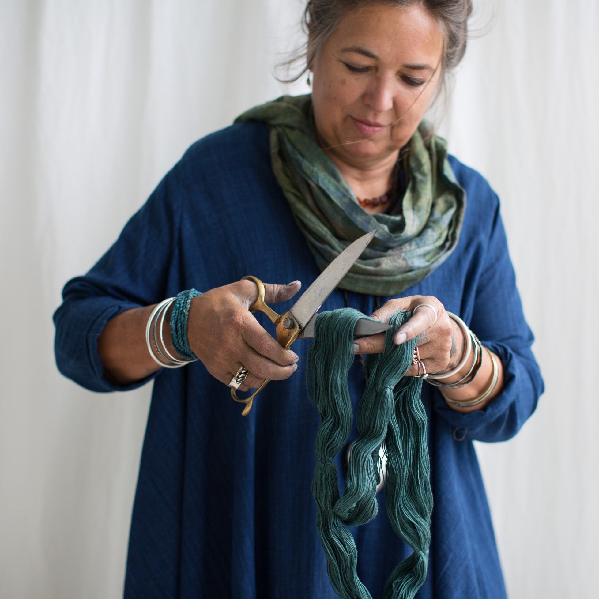 Scissors - Indian 11" Brass– MAIWA