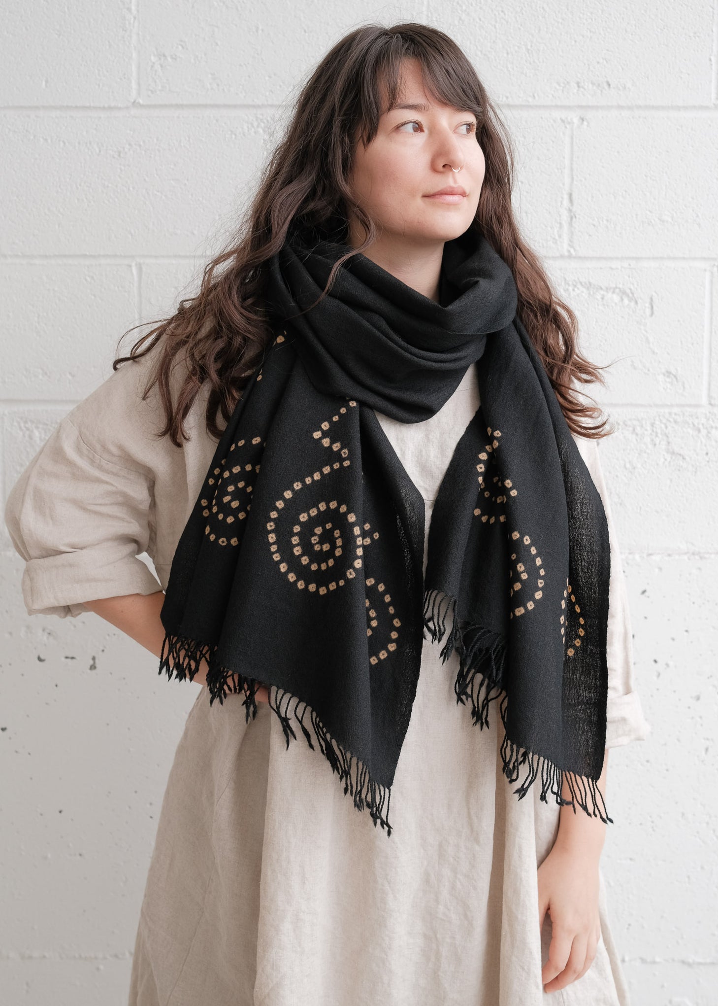 Shibori & Bandhani Shawls and Scarves– MAIWA