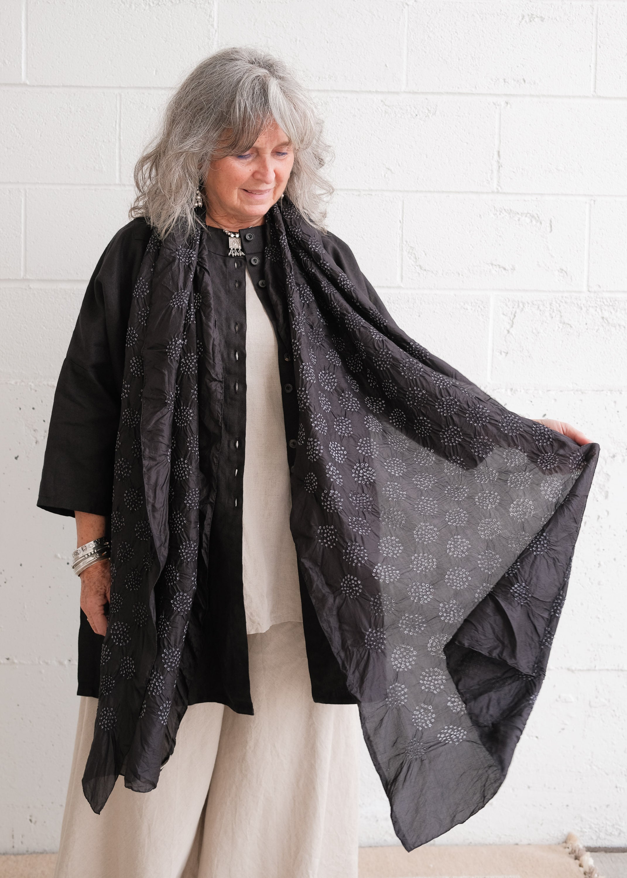 Shibori & Bandhani Scarves & Shawls– MAIWA