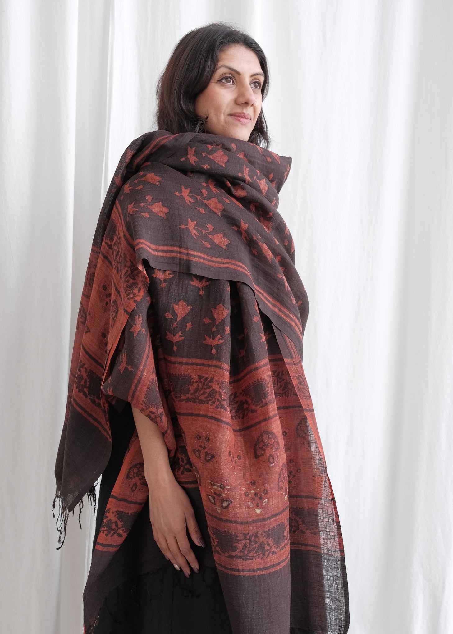 Block Printed Shawls from Maiwa– MAIWA