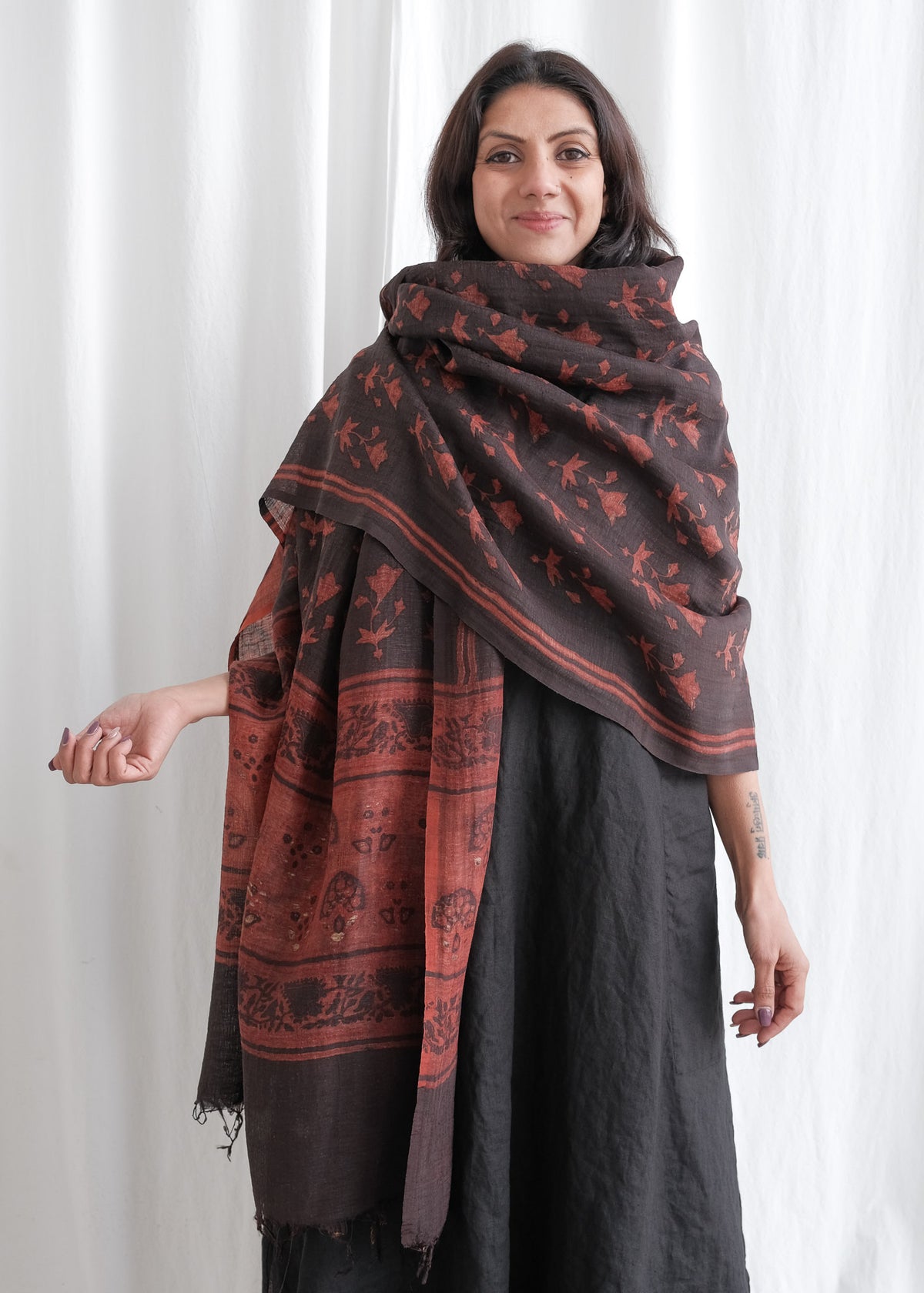 Block Printed Shawls from Maiwa– MAIWA