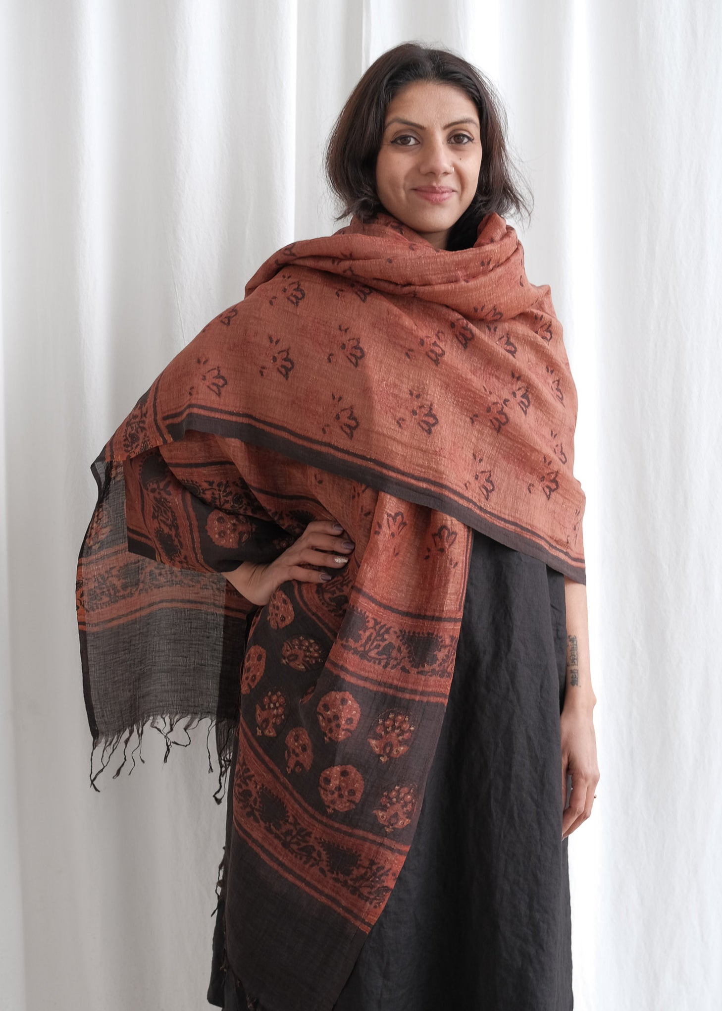 Block Printed Shawls from Maiwa– MAIWA