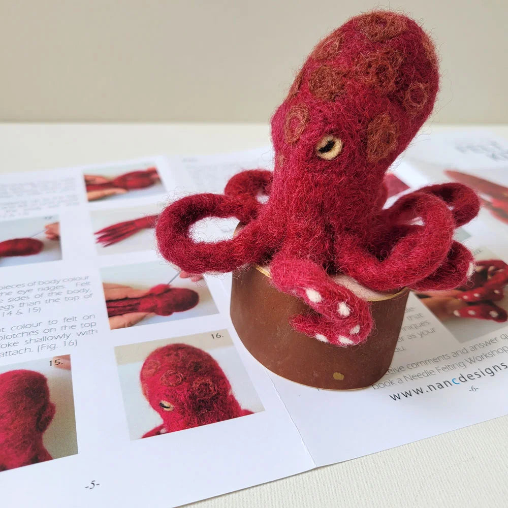 Learn to Felt Kit - Octopus– MAIWA