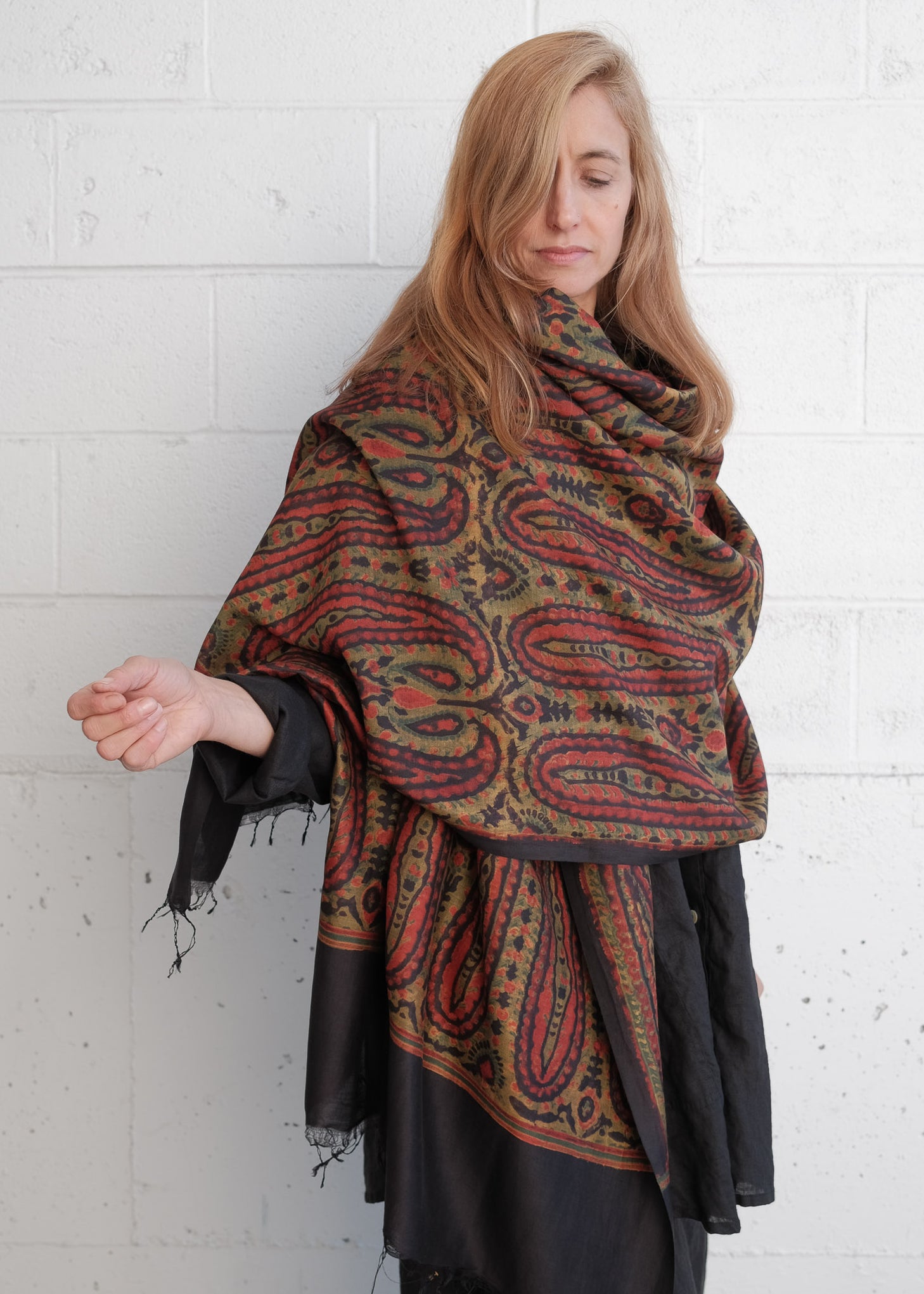 Block Printed Shawls from Maiwa– MAIWA