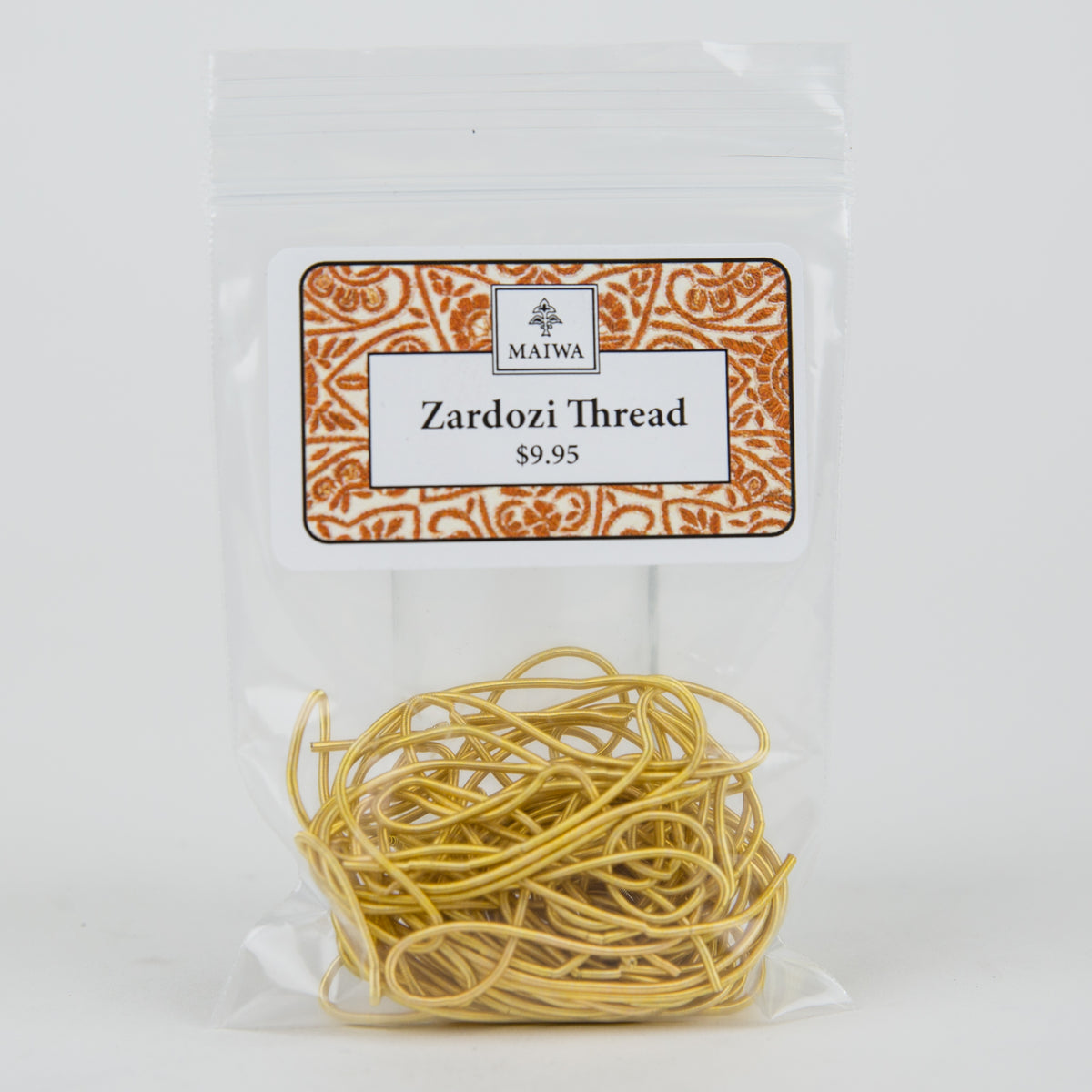 Zardozi Thread - Metallic Coil - Bright Gold– MAIWA